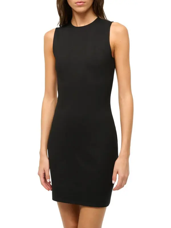 Staud Mercer Sleeveless Shift Minidress