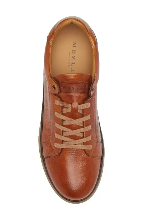 Mezlan Grazia Low Top Sneaker - Dark Cognac