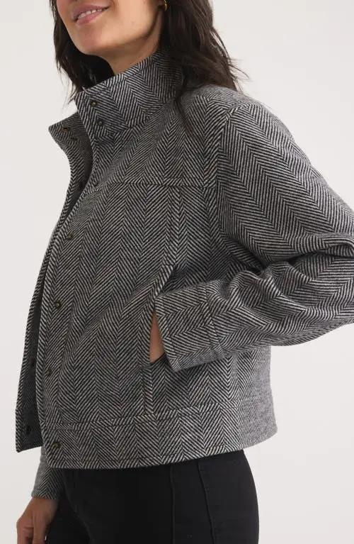 Marine Layer Asheville Herringbone Jacket