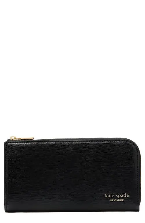 Kate Spade New York Devin Saffiano Leather Wallet - Black