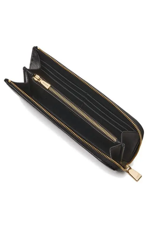 Kate Spade New York Devin Saffiano Leather Wallet - Black