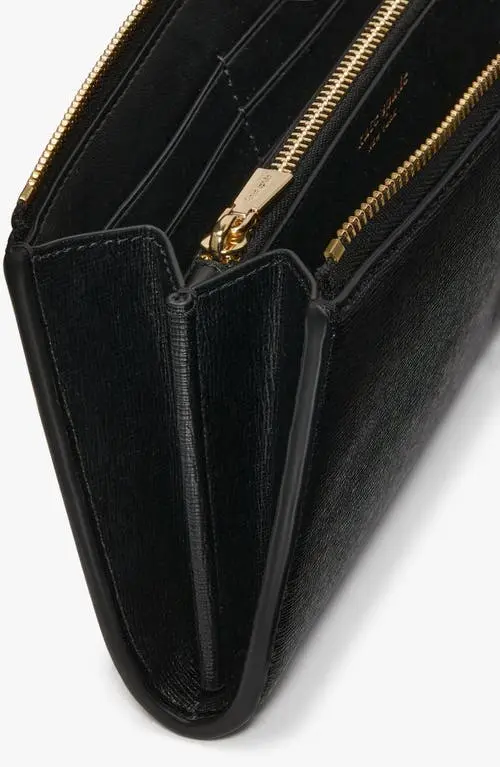 Kate Spade New York Devin Saffiano Leather Wallet - Black