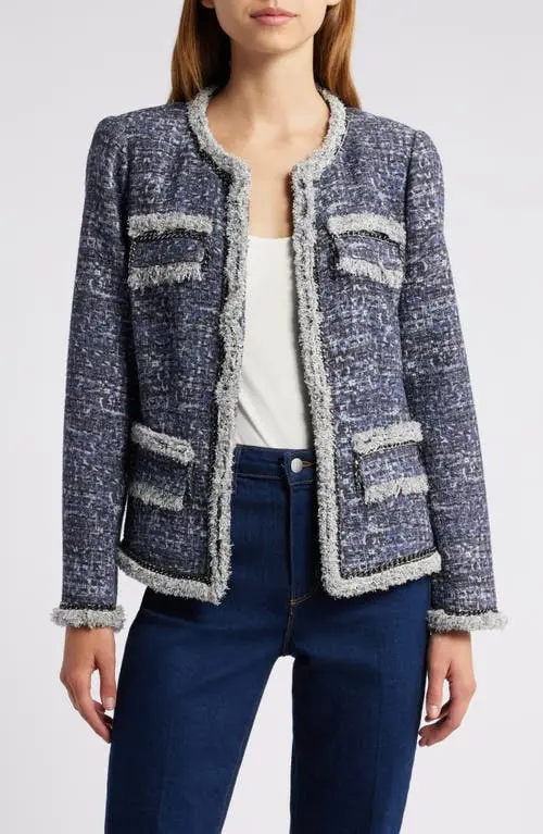 Kobi Halperin Keaton Cotton Tweed Jacket - Twilight M