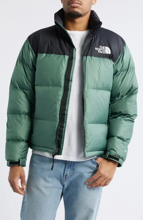 The North Face 1996 Retro Nuptse 700-fill-power Down Packable Jacket - Duck Green/ Tnf Black