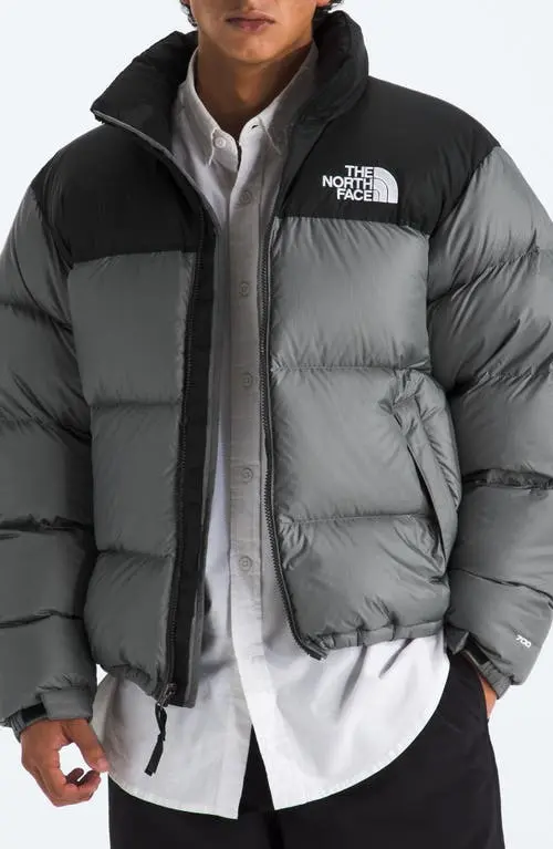 The North Face 1996 Retro Nuptse 700-fill-power Down Packable Jacket - Smoked Pearl/tnf Black