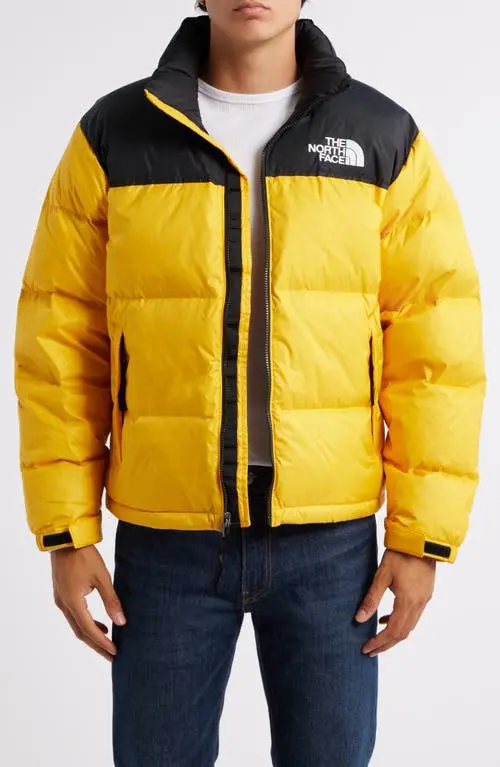 The North Face 1996 Retro Nuptse 700-fill-power Down Packable Jacket - Summit Gold/tnf Black R