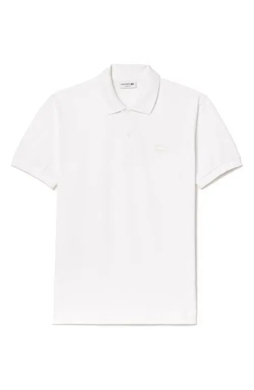 Lacoste Small Croc Polo - White