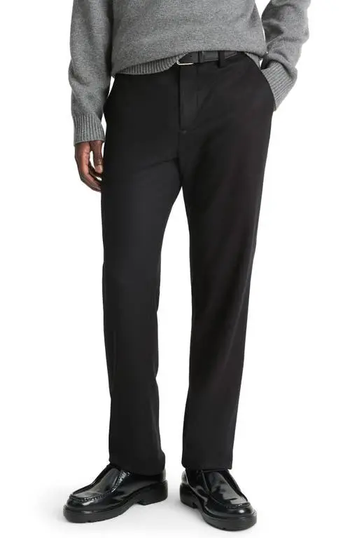 Vince Flat-front Wool-blend Trousers