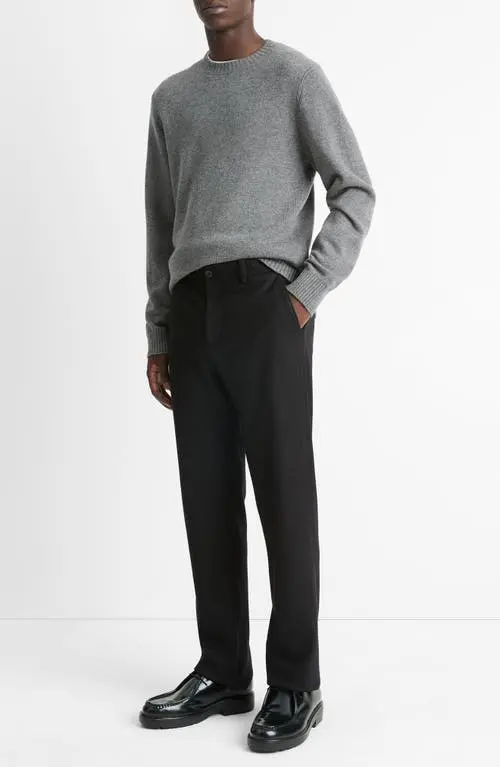 Vince Flat-front Wool-blend Trousers