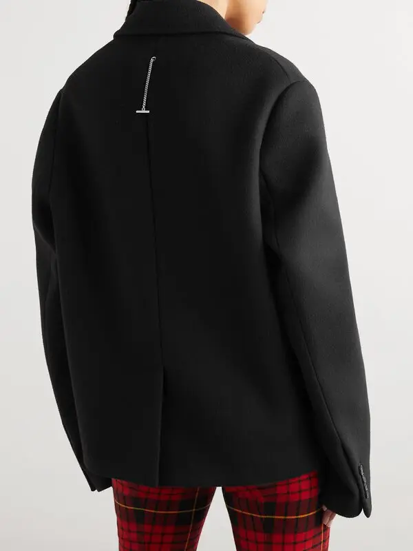 Alexander McQueen Double-breasted Wool And Cashmere-blend Coat