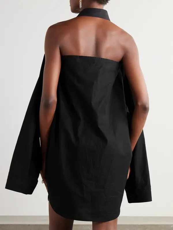 Balenciaga Cotton-poplin Mini Shirt Dress