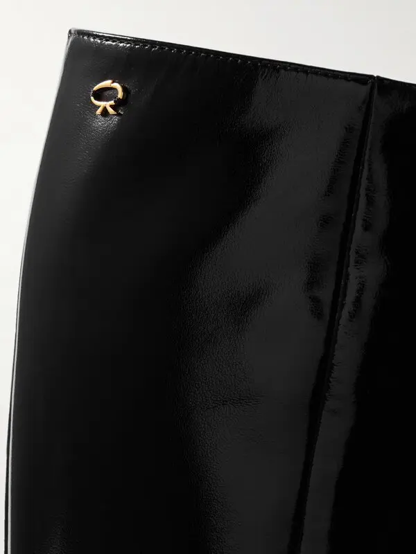 GIANVITO ROSSI Nuit 55 Patent-leather Knee Boots