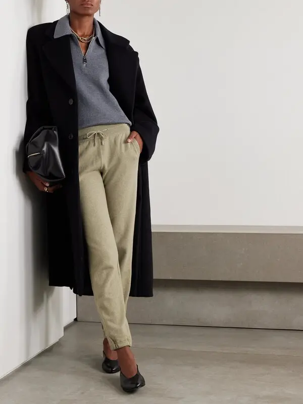 Loro Piana Cashmere Track Pants - Green