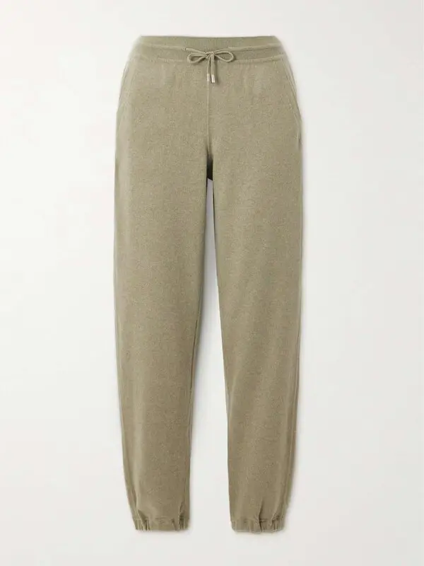 Loro Piana Cashmere Track Pants - Green