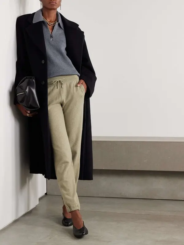 Loro Piana Cashmere Track Pants - Green