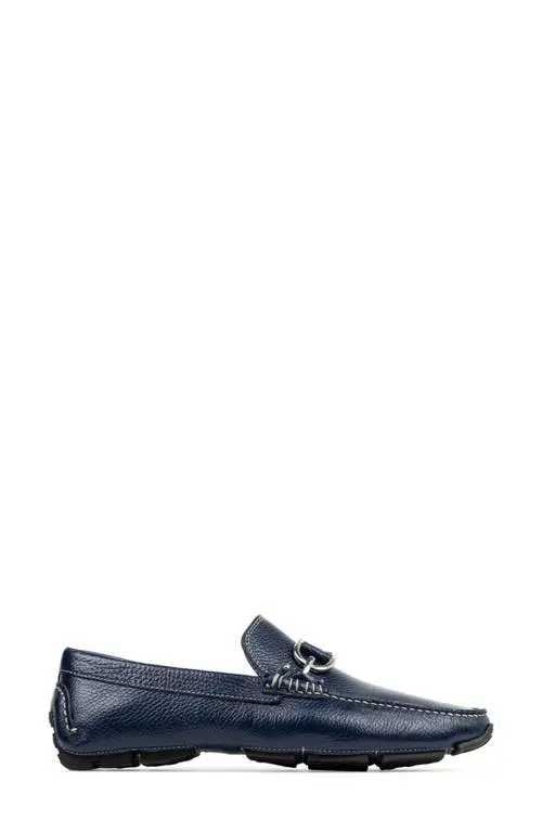 Donald Pliner Dacio Bit Driving Loafer - Navy | Editorialist display picture 3