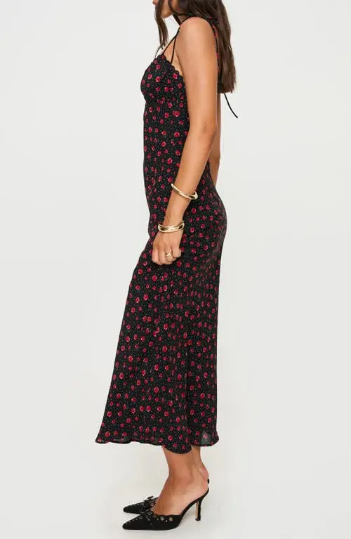 knee length dresses for ladies Hathaway Maxi Dress | Blue Floral | Womens