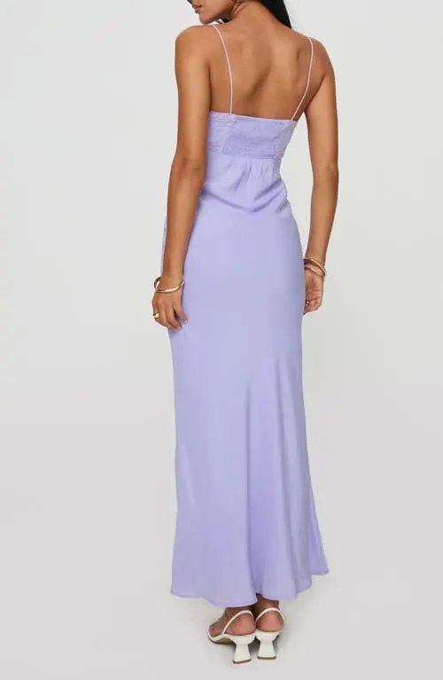 strapless open back dress Bambia Maxi Dress | Purple | Womens main image 1