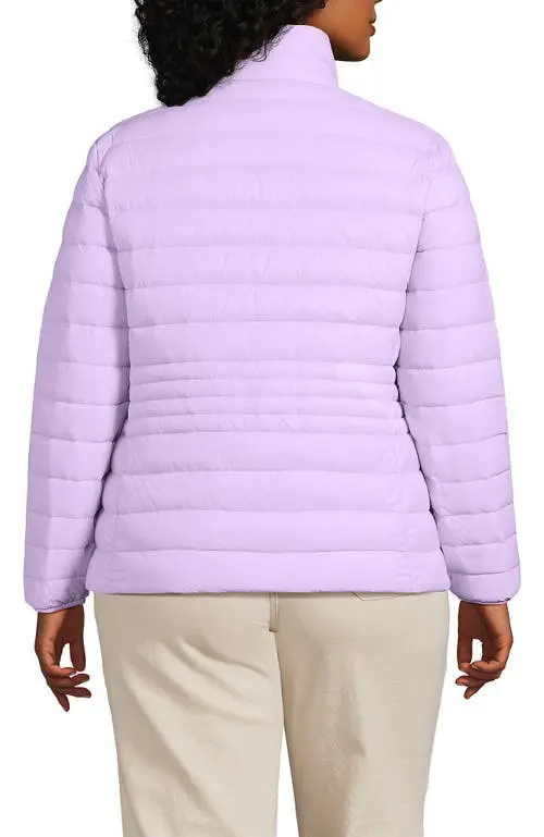 LANDS' END Wanderweight Ultralight Packable Down Jacket - Blushed Lilac