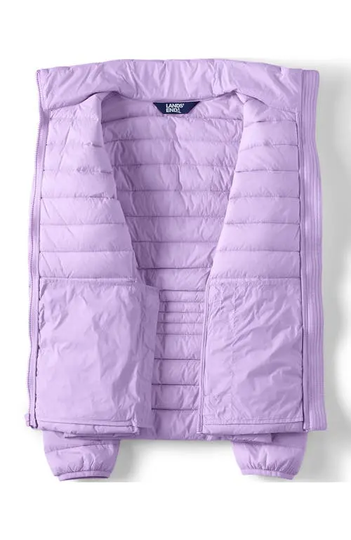 LANDS' END Wanderweight Ultralight Packable Down Jacket - Blushed Lilac