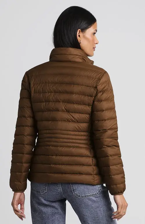 LANDS' END Wanderweight Ultralight Packable Down Jacket - Light Carob