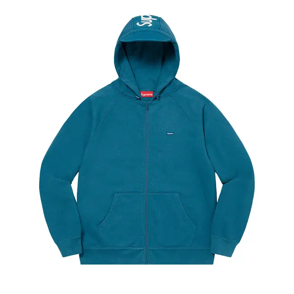 Supreme Brim Zip Up Hooded Sweatshirt - Blue | Editorialist