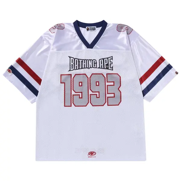 A BATHING APE Football Jersey - White