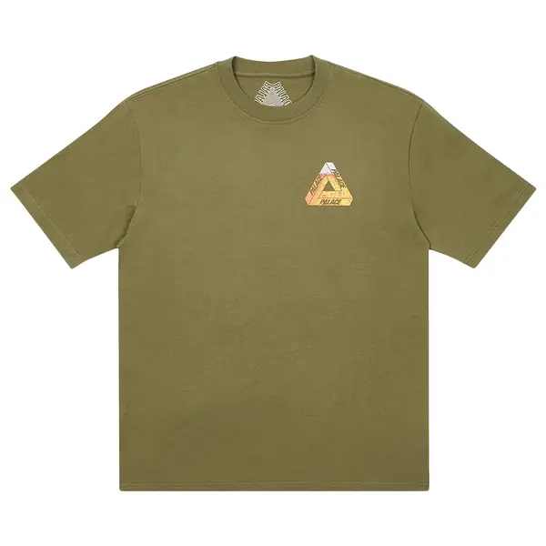 PALACE Tri-lager T-shirt 'olive - Green
