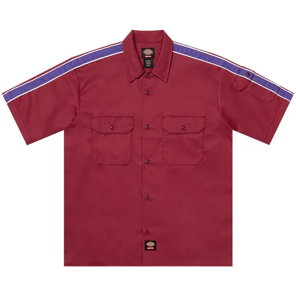Supreme X Dickies Striped Work Shirt