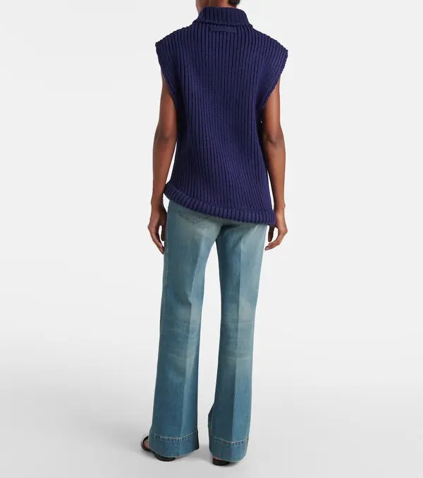 Victoria Beckham Turtleneck Sweater Vest