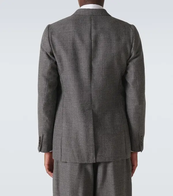 Dries Van Noten Double-breasted Wool Blazer