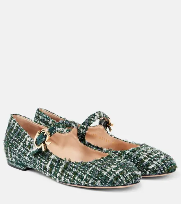 GIANVITO ROSSI Mary Jane Flats