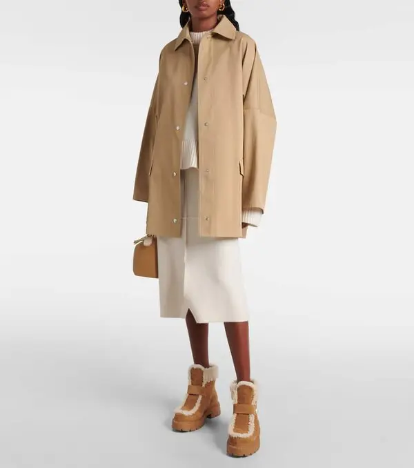 JIMMY CHOO Shea Shearling-lined Ankle Boots - Brown