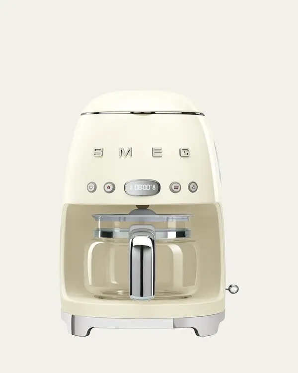 SMEG Retro Drip Filter Coffee Machine - Cream