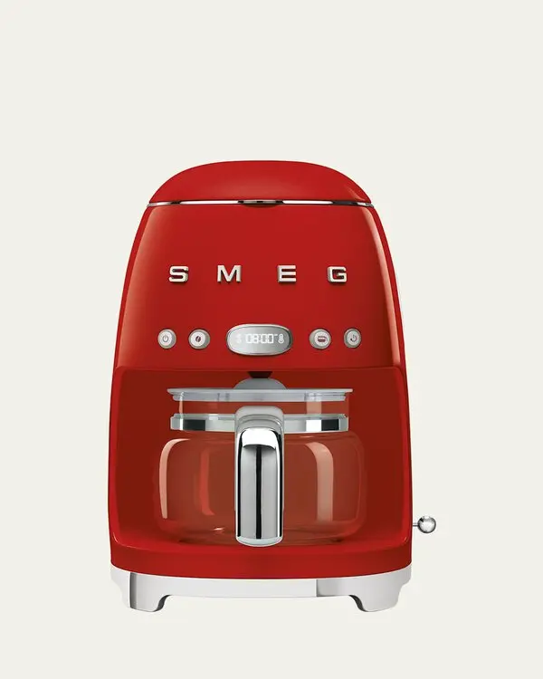 SMEG Retro Drip Filter Coffee Machine - Red