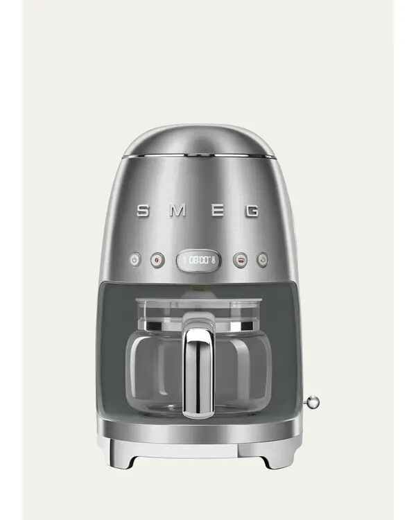 SMEG Retro Drip Filter Coffee Machine - Silver
