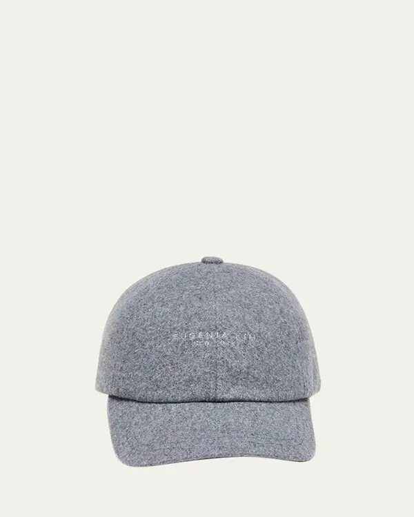 Eugenia Kim Lo Wool Baseball Cap - Gray | Editorialist display picture 1