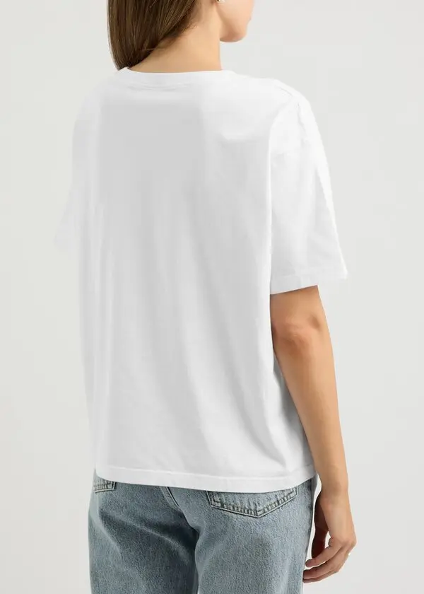 American Vintage Fizvalley Cotton T-shirt - White