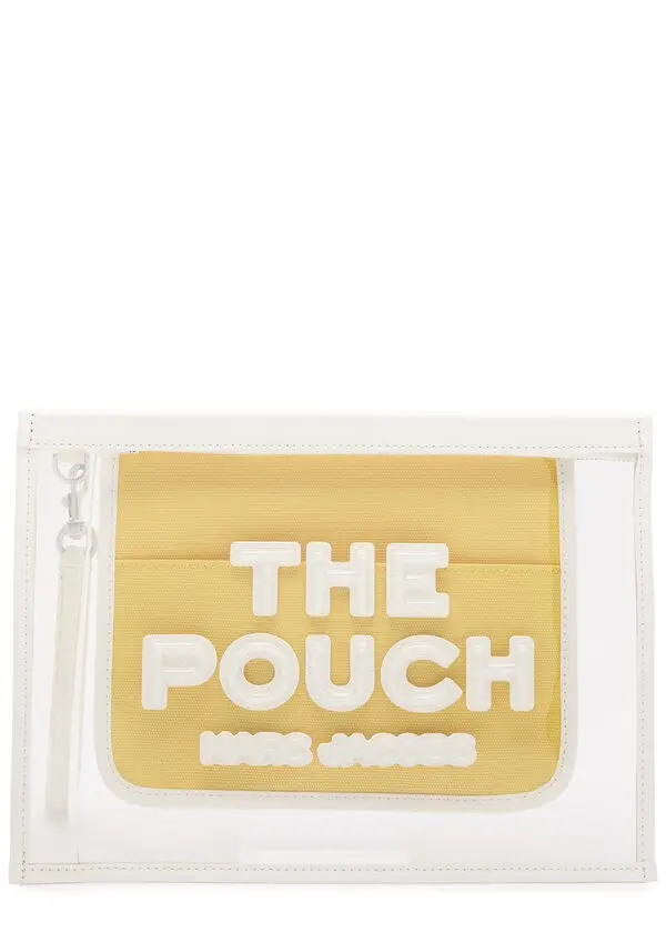Marc Jacobs Pouch Pvc And Leather Pouch - White