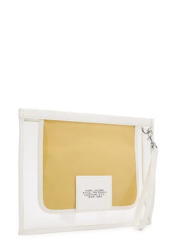 Marc Jacobs Pouch Pvc And Leather Pouch - White