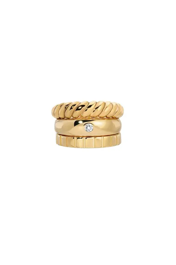 MEGA Ring Stack - 14k Gold Plated