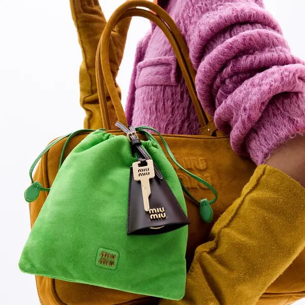 Miu Miu Suede Pouch