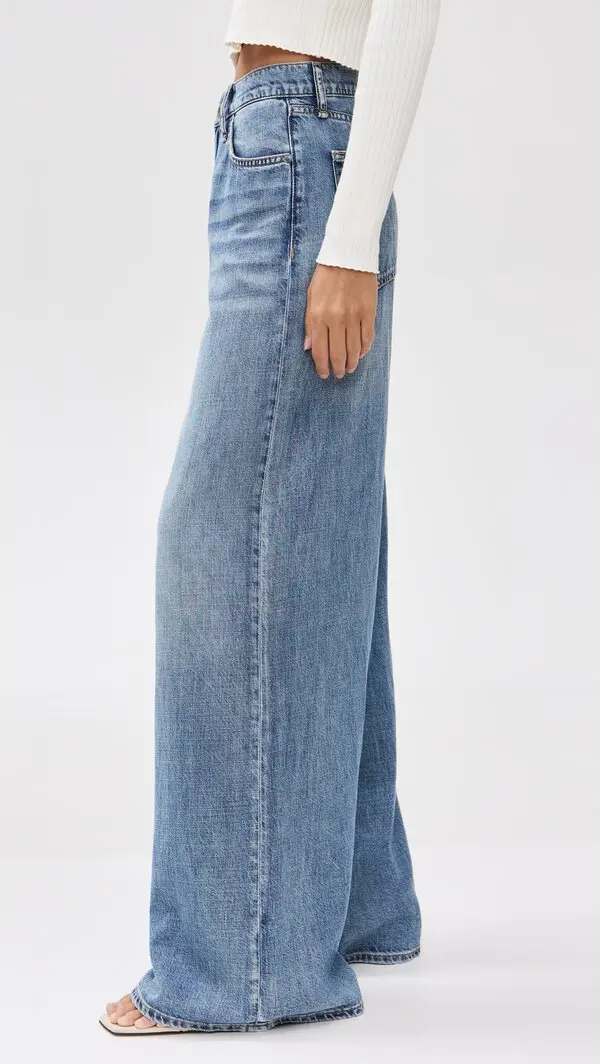 Rag & Bone Featherweight Sofie High-rise Wide-leg Jeans - Beverly