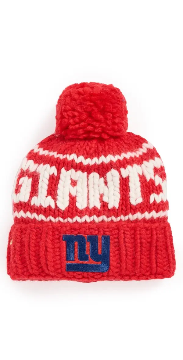 Lele Sadoughi Giants Beanie - Red