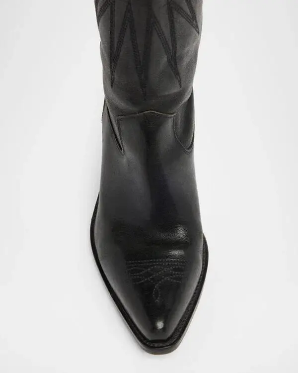 GOLDEN GOOSE Wish Star Francesca Knee High Cowboy Boots