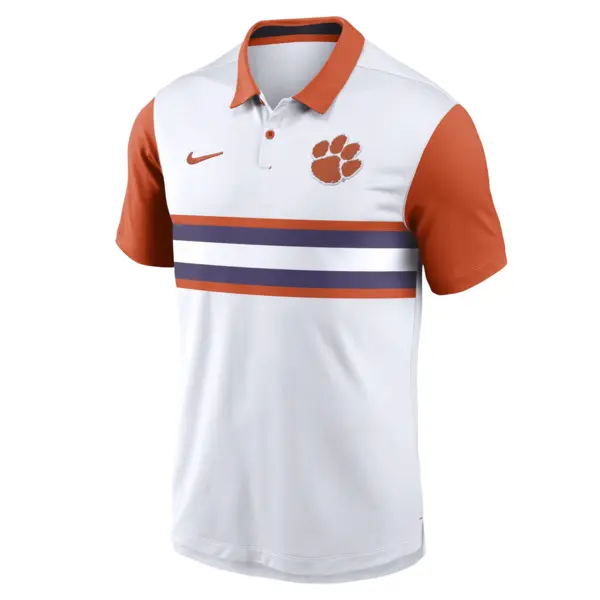 Nike Clemson Tigers Primetime Campus Vapor Dri-fit College Polo