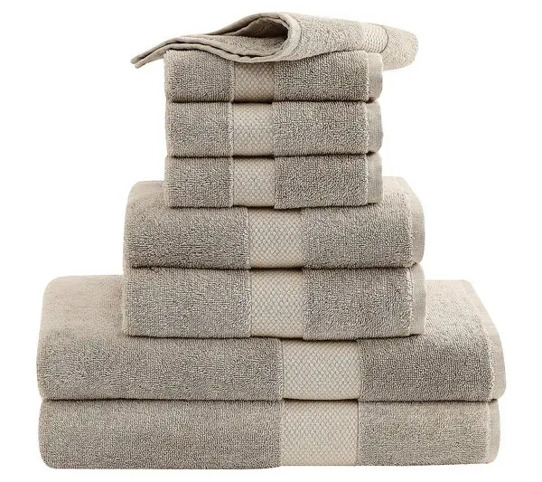 Christian Siriano Ny Plush Turkish Cotton 8-pie Ce Towel Set - One-color