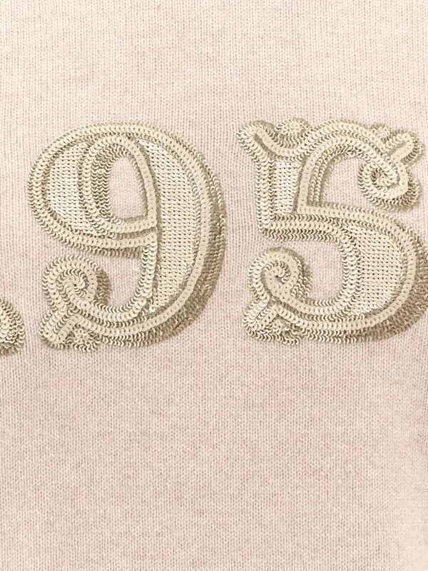 Max Mara Wool And Cashmere Sweater With Sequins