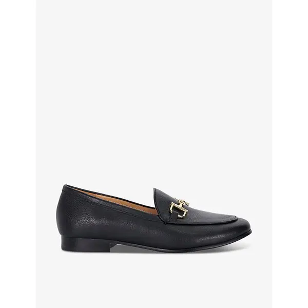 DUNE Snaffle-embellished Leather Loafers