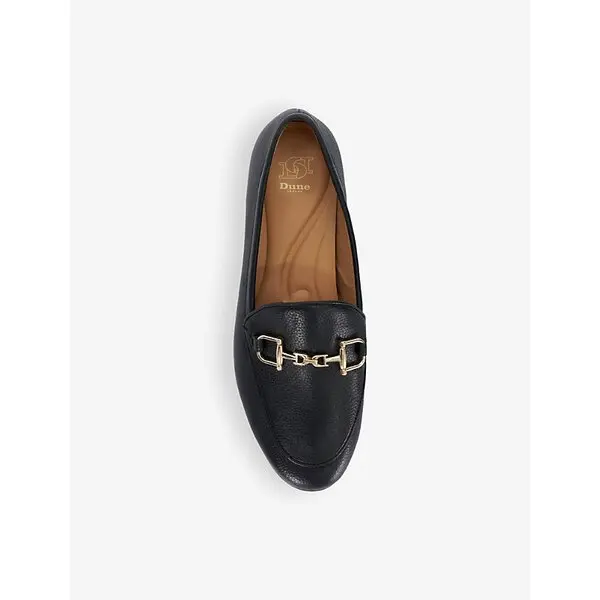 DUNE Snaffle-embellished Leather Loafers